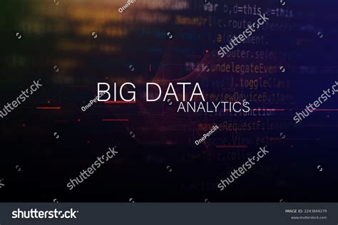 Big Data Visualization Technology Background Visual Stock Illustration