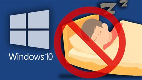 How To Disable Sleep Mode In Windows 10 Youtube