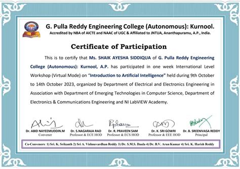 shaik ayesha siddiqua on linkedin workshop introduction to