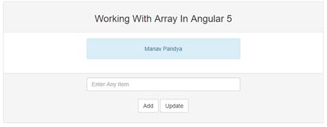 Crud Using Array In Angular