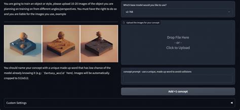 dreambooth web ui train dreambooth models on hugging face r