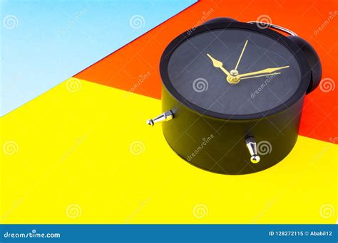 Clock On Colorful Background Stock Illustration Illustration Of Blue Concept 128272115