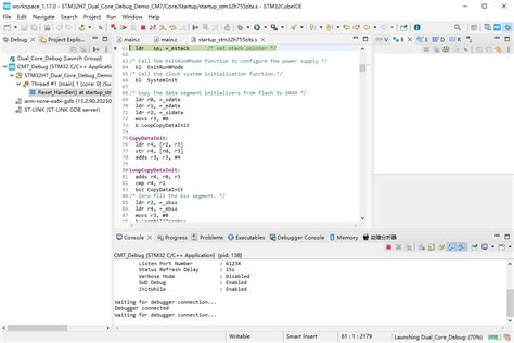Stm32单片机示例:双核单片机点灯与调试(stm32h7x5 And H7x7) Csdn博客 Stm32单片机示例:双核单片机点灯与调试(stm32h7x5 And H7x7) Csdn博客