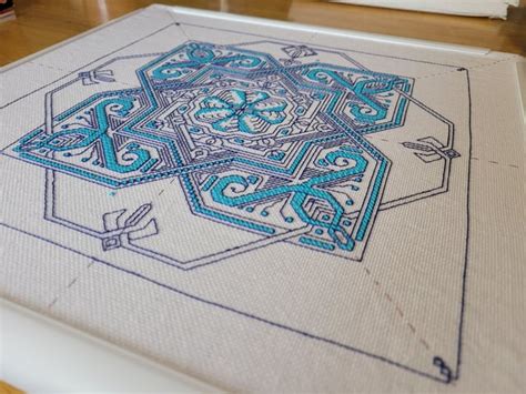 Wip Feeding My Blackwork Obsession Rcrossstitch