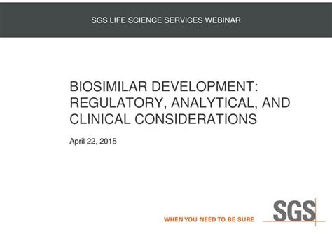 Biosimilar Development Regulatory Analytical And Clinical Considerations Pdf
