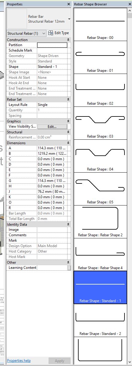 Solved Free Form Rebar Parameters Autodesk Community
