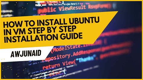How To Install Ubuntu In VM Step By Step Installation Guide Abdul Wahab Junaid