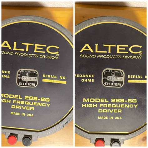 Yahoo オークション 【希少】altec Lansing アルテック 288 8g ドラ