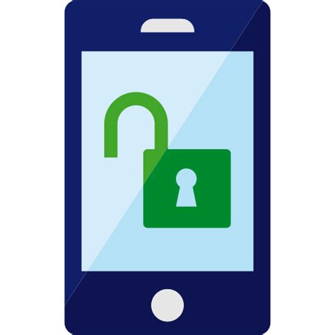 Lock Open Phone Security Smartphone Unlock Icon