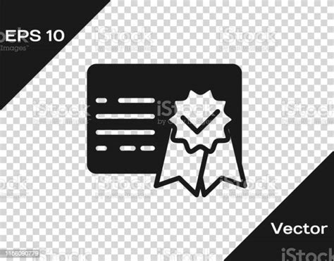 투명 한 배경에 격리 된 회색 인증서 템플릿 아이콘입니다 성취도 수상 학위 보조금 졸업장 개념 비즈니스 성공 인증서 벡터 일러스트레이션 0명에 대한 스톡 벡터 아트 및 기타