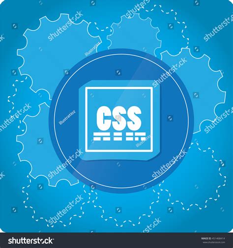 Css Web Design Programming Language Vector Stock Vector Royalty Free
