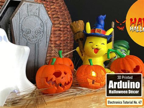 3d Printed Arduino Halloween Décor
