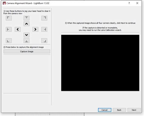 Lens Calibration Worked Camera Alignment Almost Worked Lightburn Software Questions