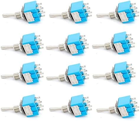 Amazon Com Sub Mini Toggle Switch DPDT 3 Automotive
