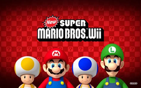 Hd Wallpaper New Super Mario Bros Wii Adventure