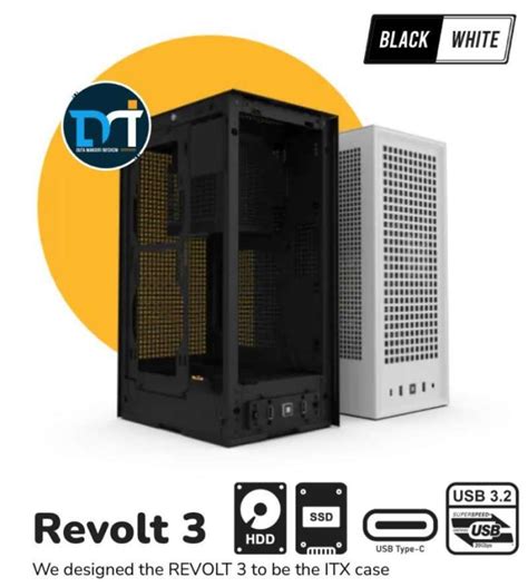 Promo Hyte Revolt 3 Sff Premium Aluminum Mini Itx Computer Case Diskon 23 Di Seller Xixistore