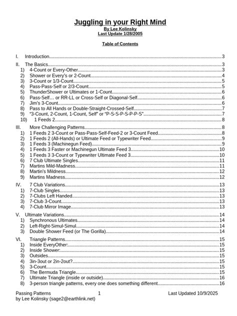 Juggling Techniques And Patterns Guide Pdf