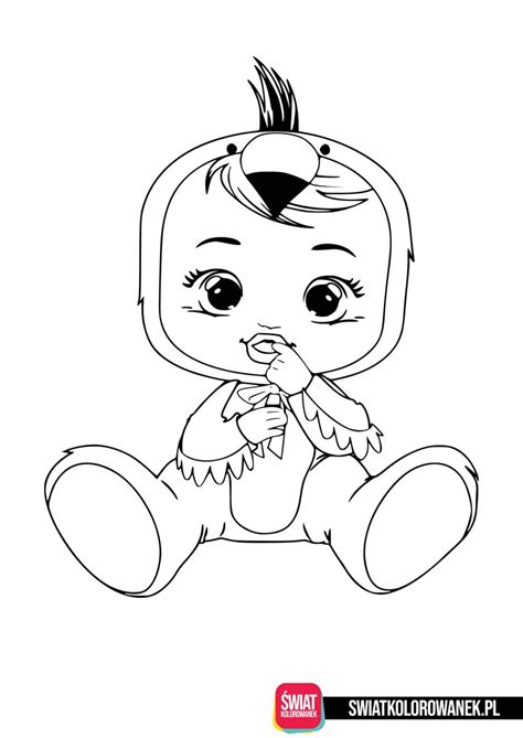 Kolorowanka Do Druku Cry Babies Tygrysek Darmowe Kolorowanki Do Druku