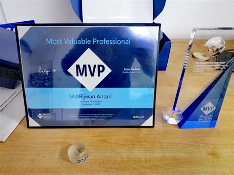 Microsoft MVP Award Rijwan Satya S Blog