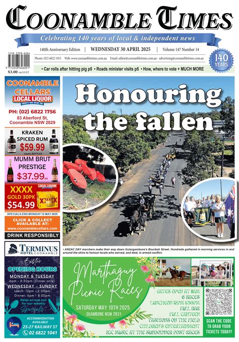 April 30 2025 The Coonamble Times