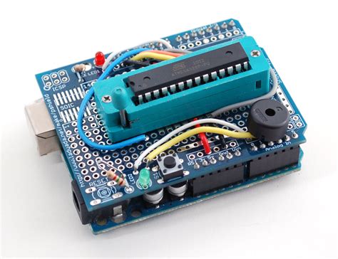Standalone Avr Isp Programmer Shield Kit Includes Blank Chip Mg