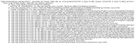 Thread Dump And Heap Dump For SAP NW AS Java System BuddySAP