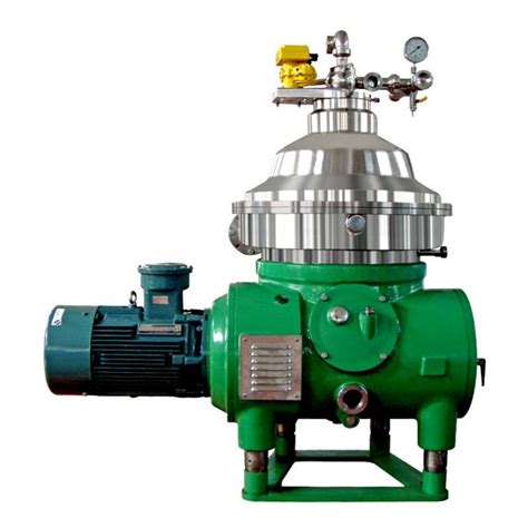 Disc Centrifugal Solids Separator High Rotating Speed Vaccine Special