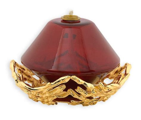Bohemia crystal lamp - Oil lamps and Laboratorio Gruppo Liturgico
