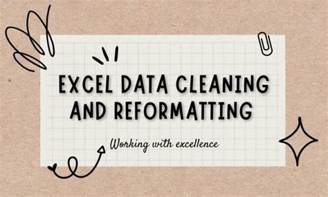 Clean Up Those Messy Excel Data And Reformate It By Kalpakam050 Fiverr