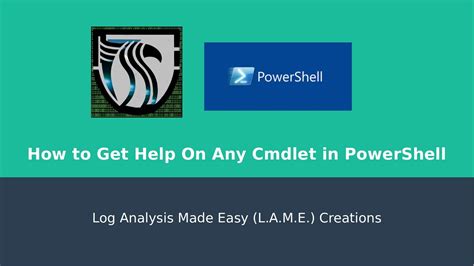 Powershell And How To Get Help On How To Use Any Cmdlet Youtube
