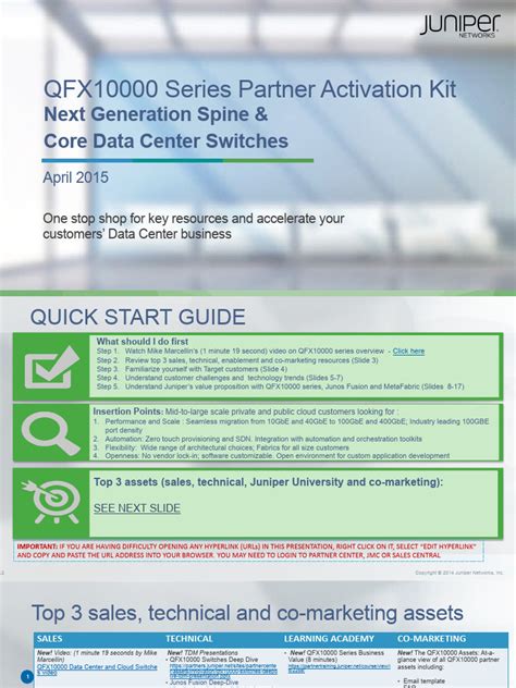 Qfx10000 Junos Fusion Partner Activation Kit Pdf Juniper Networks Cloud Computing
