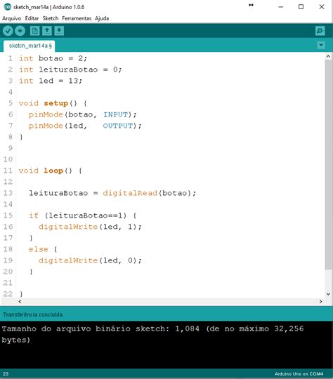 Geek Maker Space Projeto 6 Fazendo A Leitura De Um Botão Momentâneo Push Button E Acionando
