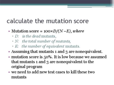 mutation testing mutation testing mutation testing is a