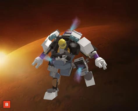 LEGO MOC Space Worker Mech 60428 Alternative Build By Belsonbrick Rebrickable Build With LEGO