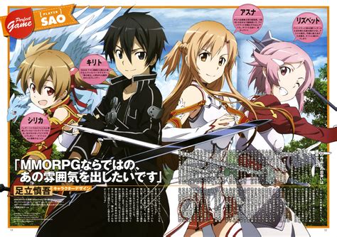 Asuna Kirito Silica Lisbeth And Pina Sword Art Online Drawn By
