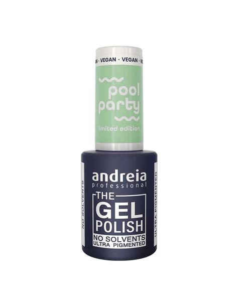 Verniz De Gel Andreia Coleção Pool Party Pp5 Verde Menta Pastel Biucosmetics