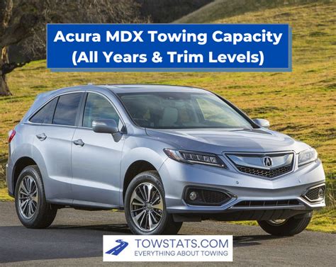 Acura Towing Capacities By Model