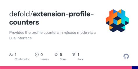 Github Defoldextension Profile Counters Provides The Profile Counters In Release Mode Via A