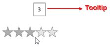 ToolTip In WPF Rating Control Syncfusion
