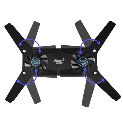 Rotatable Usb Fan Cooling Pad 2 Fans Cooler Notebo Grandado Rotatable Usb Fan Cooling Pad 2 Fans Cooler Notebo Grandado