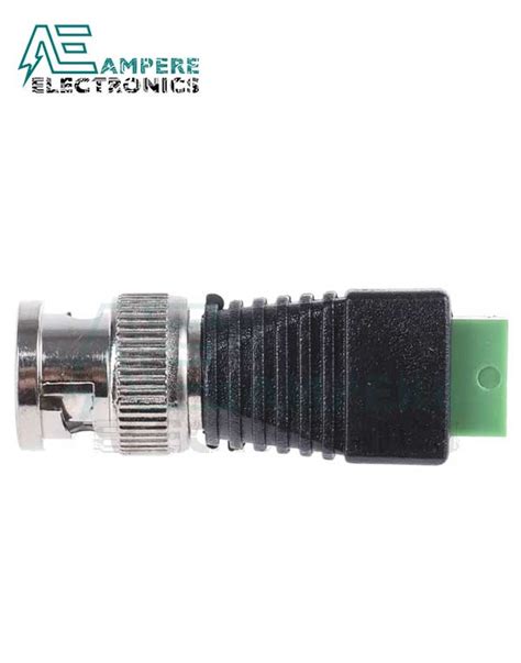 Male BNC Plug To Screw Terminal Ampere Electronics
