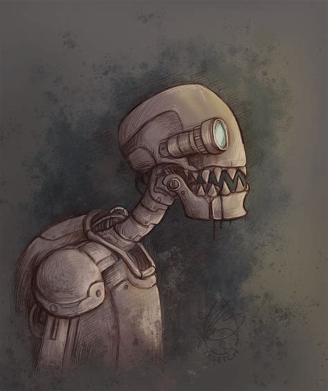 Rusty Robot R Digitalart