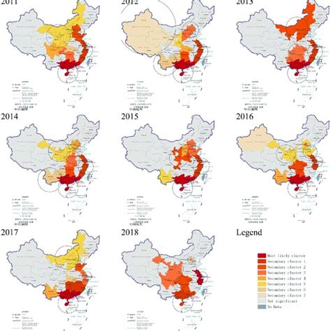 Spatiotemporal Clusters Of Hfmd In Mainland China