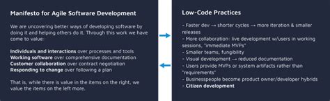 Agile Needs Low Code And Low Code Needs Agile