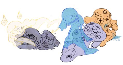 Rule 34 Amphibian Anal Anal Sex Anthro Blush Bodily Fluids Closed Eyes Dokuku Female Genitals