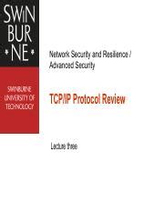 TCP IP Protocol Security Vulnerabilities And Solutions Course Hero