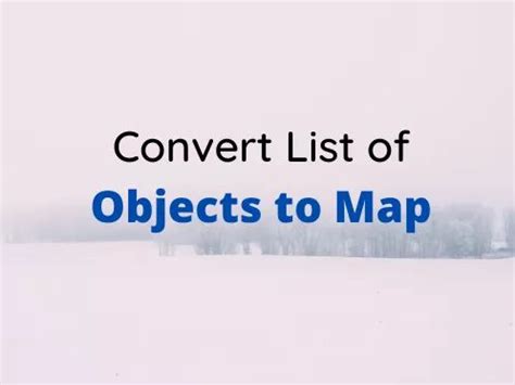 Convert Array List Of Object To Map In Flutter