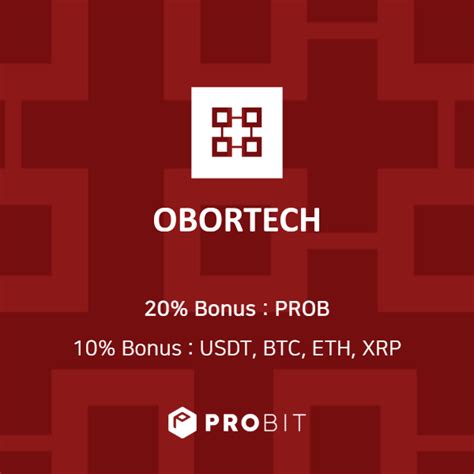 obortech obot will launch ieo with probit global probit global support