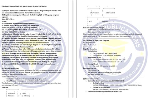 Mcs 202 Ignou Solved Assignments 2025 English Pdf Download Ignou Galaxy