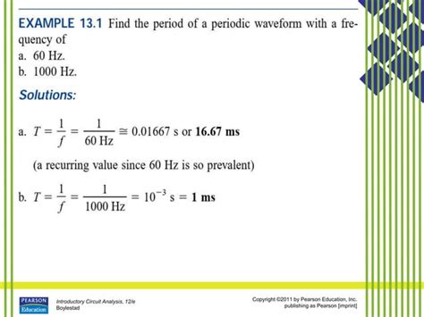 Sinusoidal Alternating Waveforms Alternating Waveforms Pptx Physics
